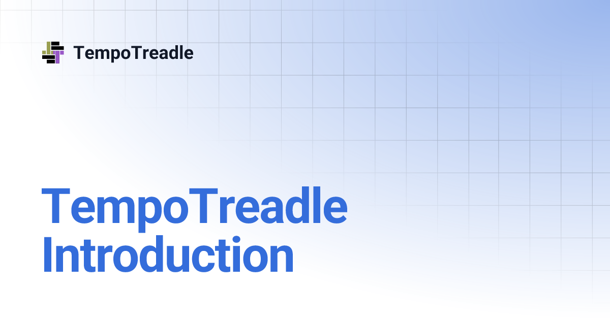 TempoTreadle Introduction | TempoTreadle
