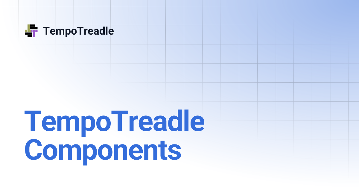TempoTreadle Components | TempoTreadle